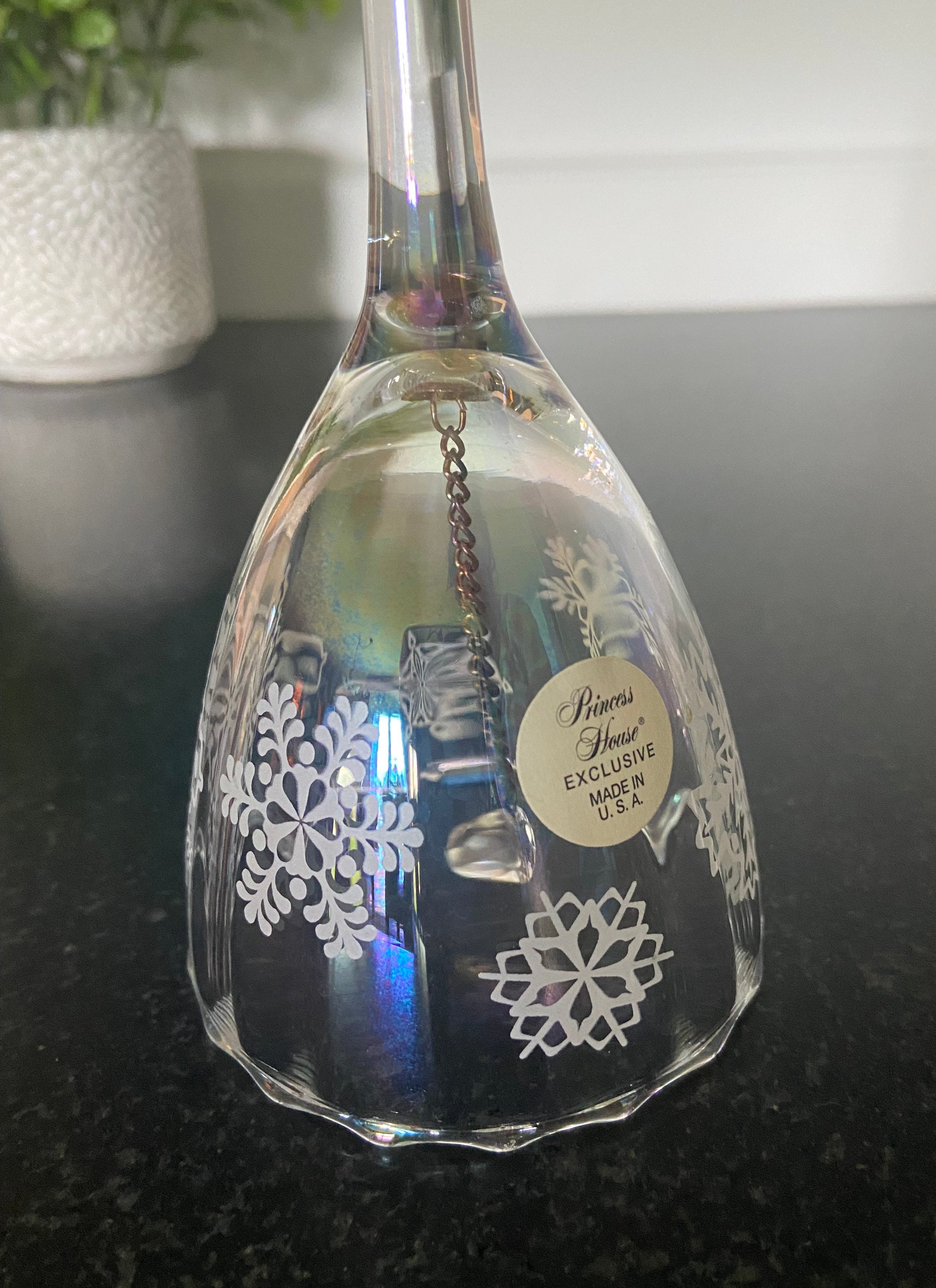Princess House Vintage Collectible Bells Heritage Snowflake - Etsy