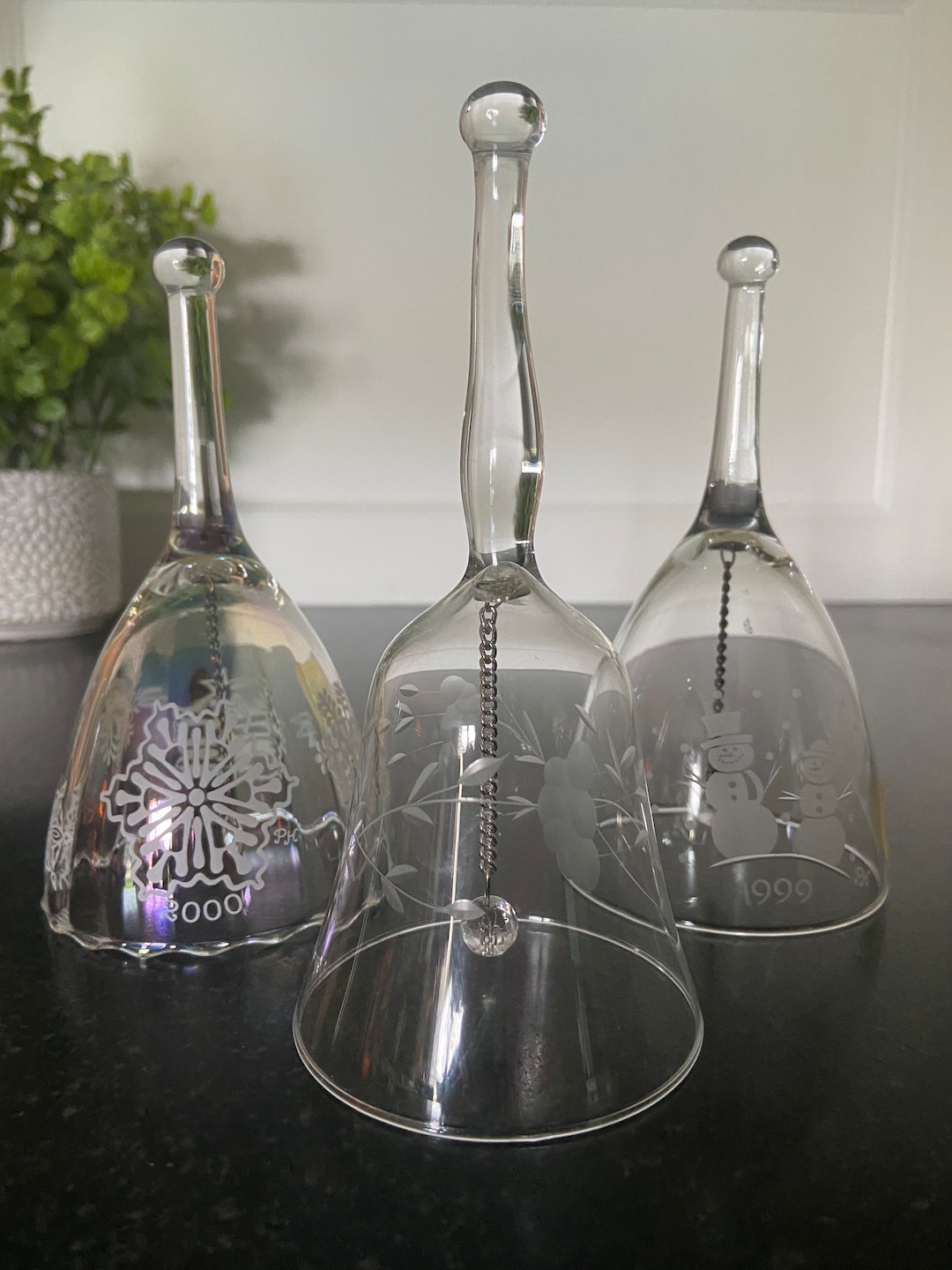 Princess House Vintage Collectible Bells Heritage Snowflake 2000 ...
