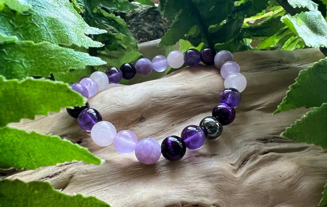 Mood Lifting Genuine Crystal Healing Bead 8mm Bracelet - Etsy