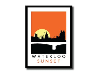 Waterloo Sunset Print - Etsy