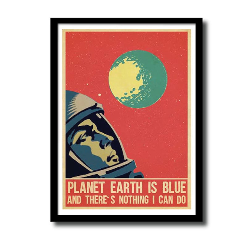 Space Oddity Poster - Etsy