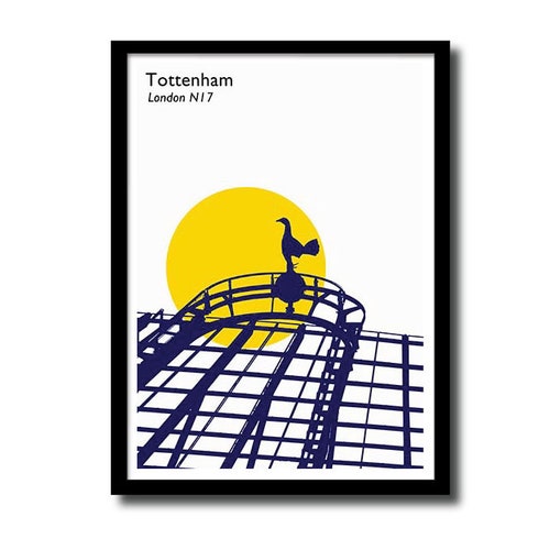 Tottenham Hotspur Stadium Art Print Illustration Drawing - Etsy