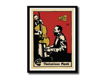 Reproduction Vintage Thelonious Monk palo Alto, Album Cover Poster ...