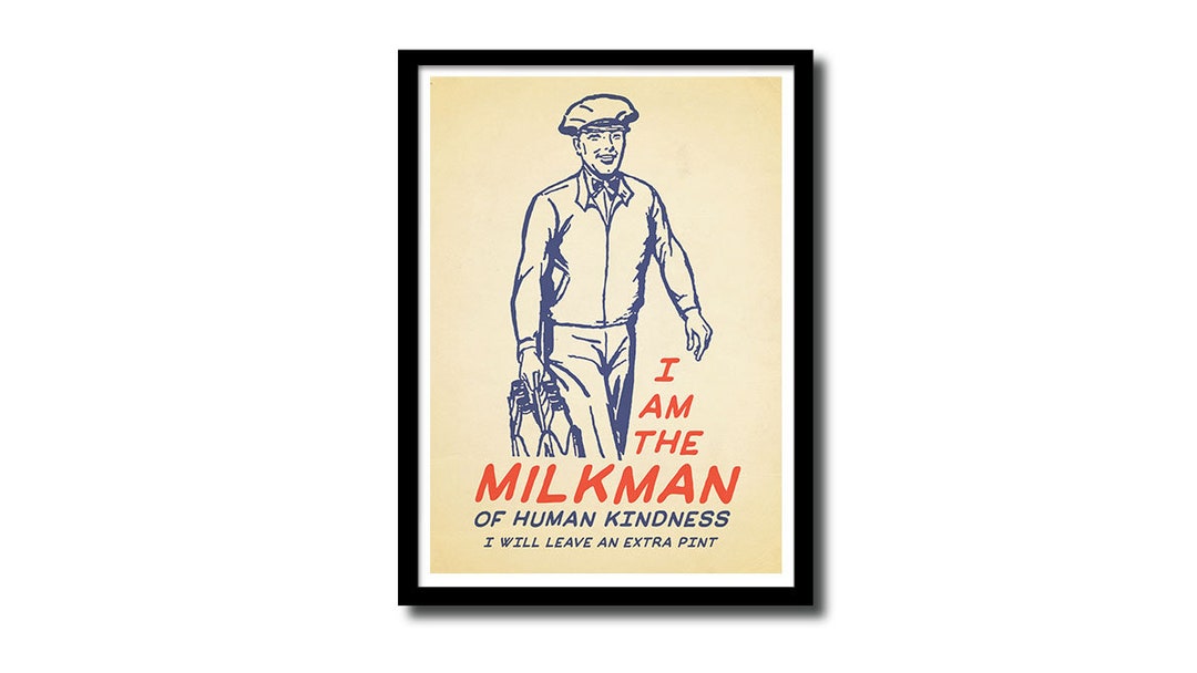 The Milkman of Human Kindness, Billy Bragg Art Print - Etsy
