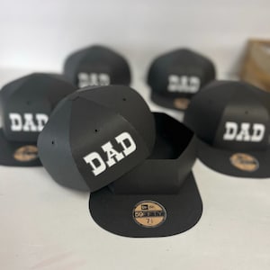 DAD Baseball Cap Gift Box. Father's Day Hat Box - Etsy