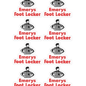 Sneaker Party Foot Locker Inspired Stickers - Etsy
