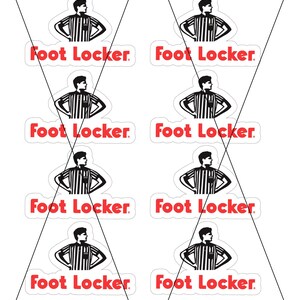 Sneaker Party Foot Locker Inspired Stickers - Etsy