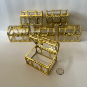 Treasure Chest Mini Favor Box 6 Boxes - Etsy