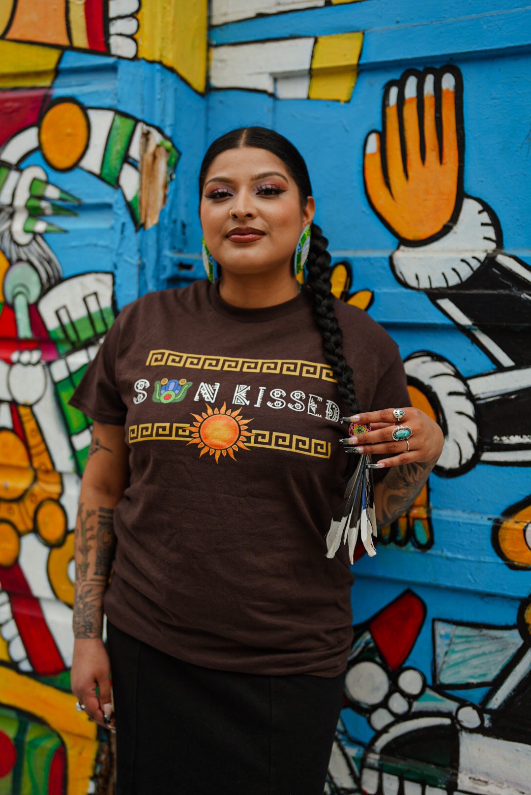 Camiseta Xochitl besada por el sol - Etsy México