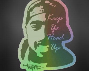 Tupac Shakur Vinyl Decal Rapper Sticker - Etsy Canada