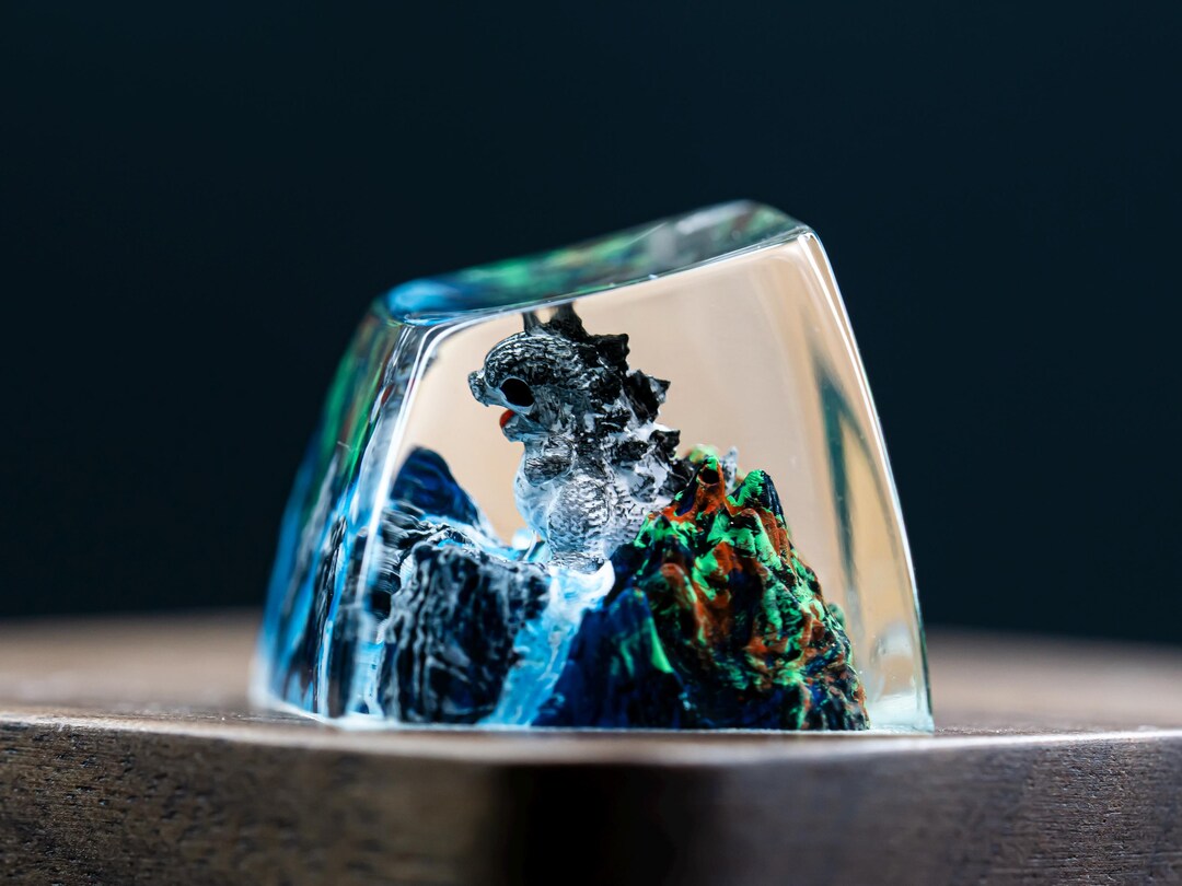 Kong and Godzilla Resin Keycap Artisan Keycap Custom Keycap Resin ...