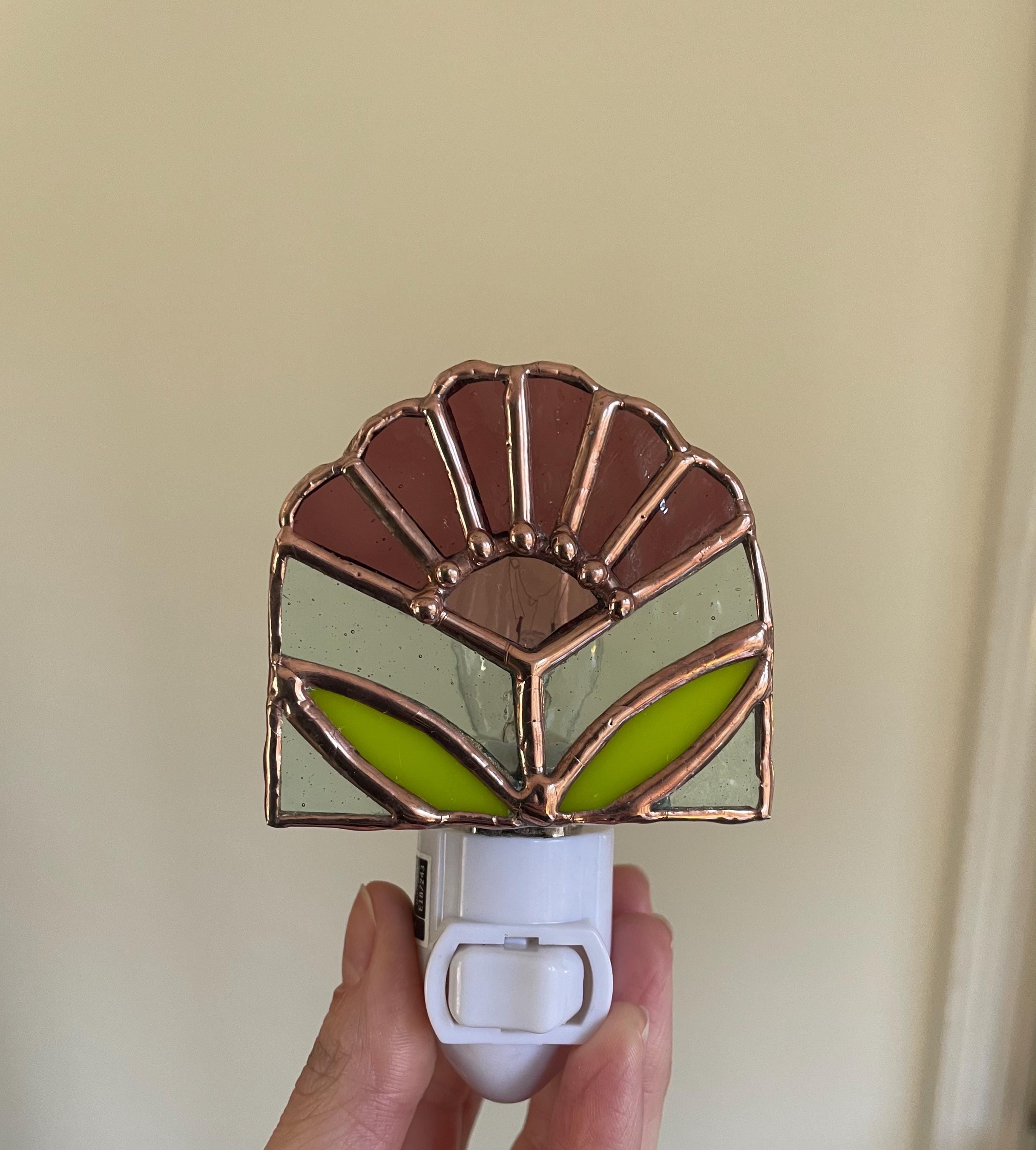Stained Glass Daisy Night-light - Etsy