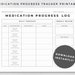 Medication Journal Printable Daily Medication Log With Symptom Tracker ...