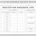 Medication Journal Printable Daily Medication Log With Symptom Tracker ...