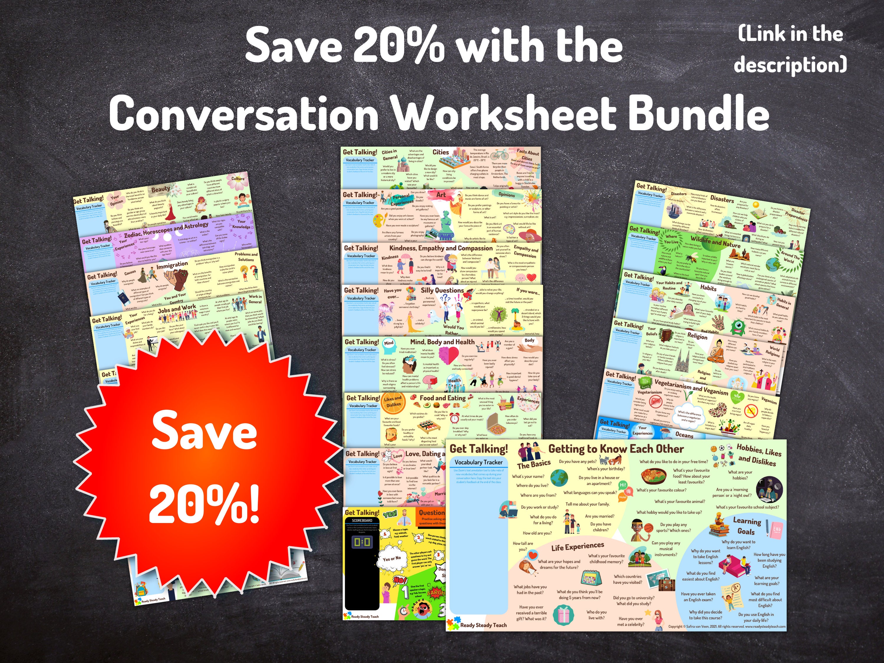 IMMIGRATION Conversation Worksheet for Online English / ESL Classes ...