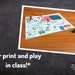 SCHOOL Board Game for English / ESL / TEFL Classes. Play on Zoom ...
