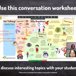 IMMIGRATION Conversation Worksheet for Online English / ESL - Etsy