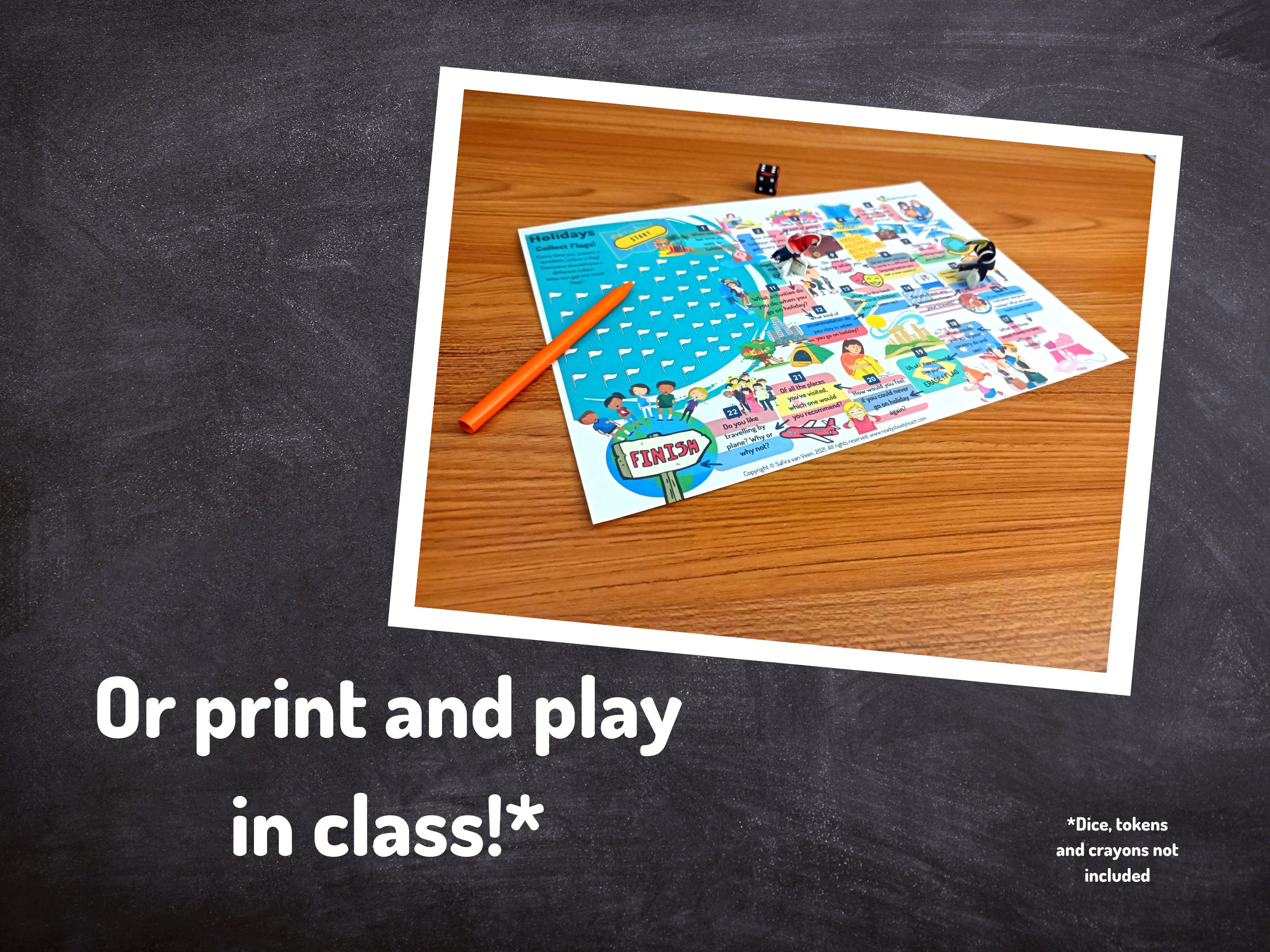 BUNDLE: 4 Board Games for English / ESL Classes. Save 17%. Printable or ...