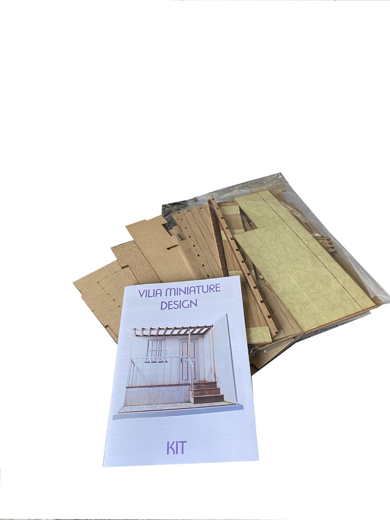 Dollhouse Miniature Front Porch Kit 1/12 Scale - Etsy