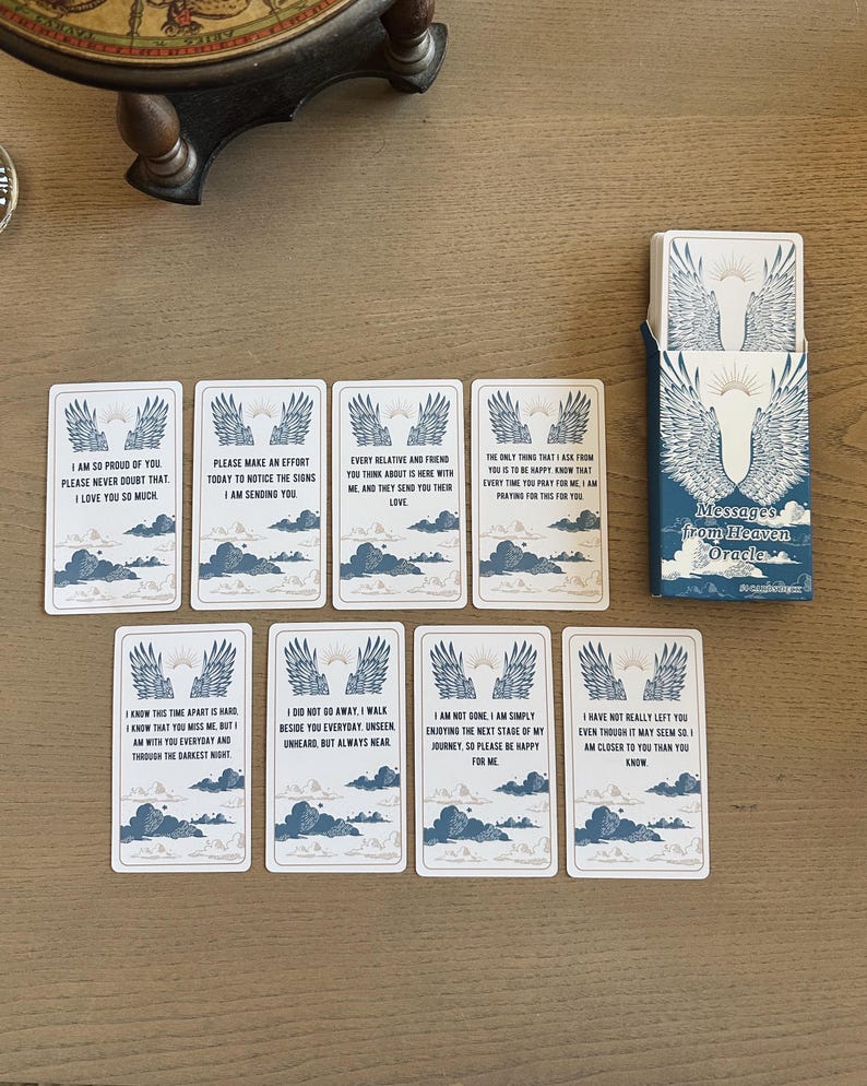 Messages From Heaven Oracle Card Deck - Etsy