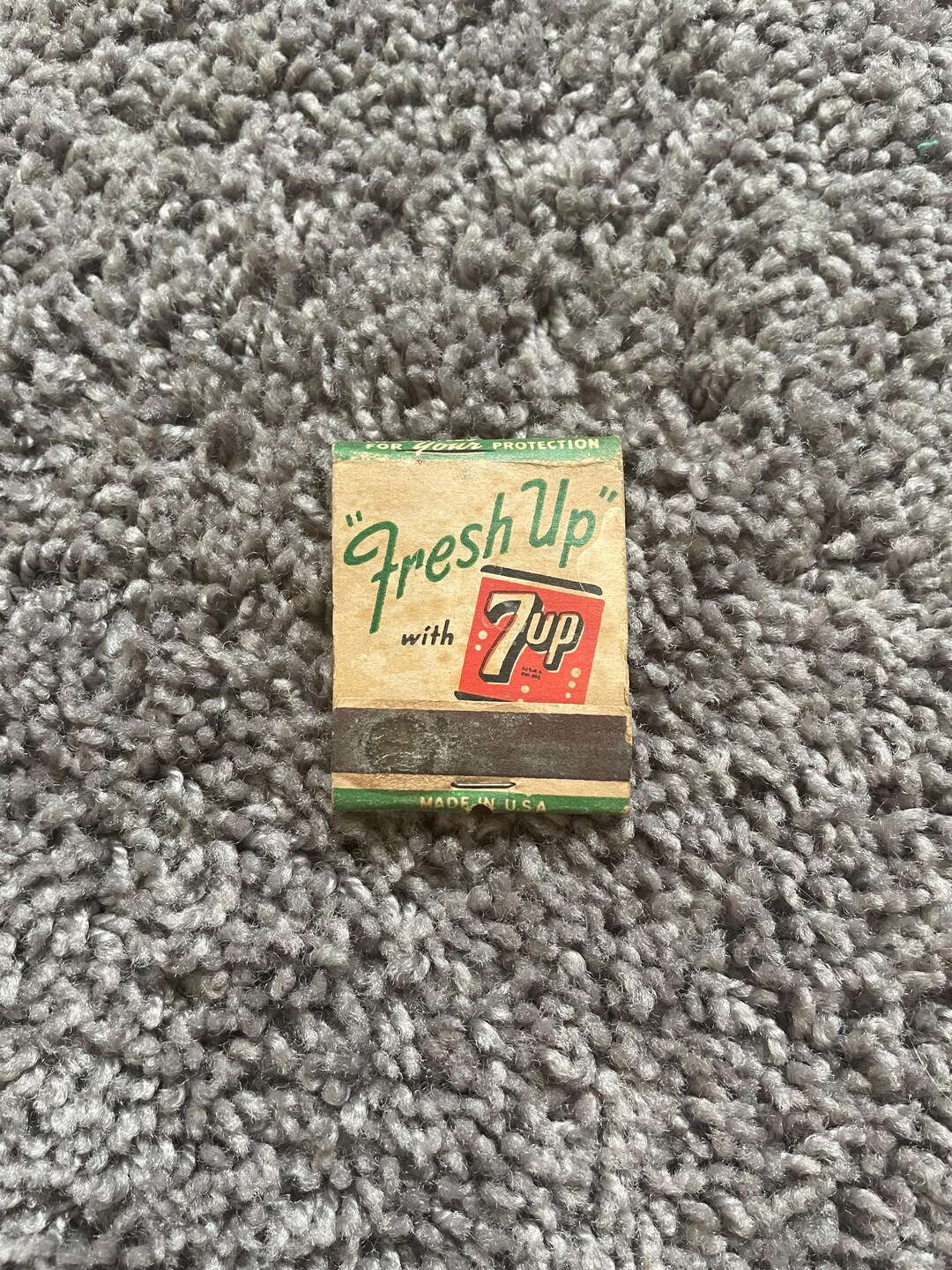 Vintage “fresh Up” With 7up Matchbook - Etsy