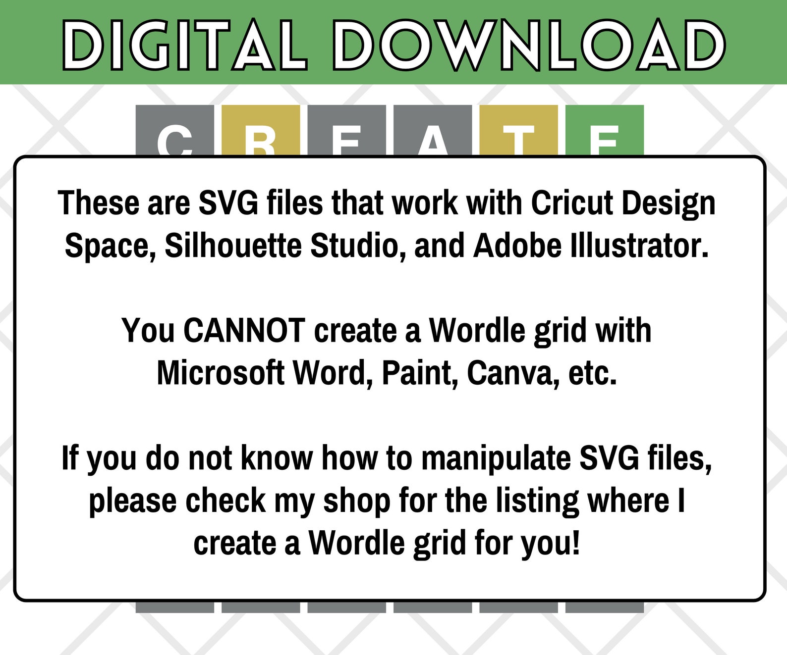 Wordle SVG, Make Your Own Wordle Grid, Create Any Message, Perfect ...