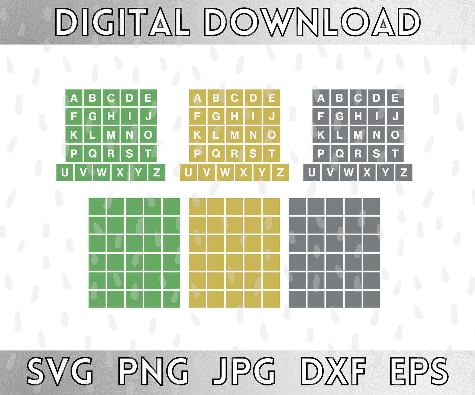 Wordle SVG, Make Your Own Wordle Grid, Create Any Message, Perfect ... Wordle SVG, Make Your Own Wordle Grid, Create Any Message, Perfect ...