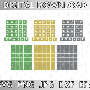 Wordle SVG, Make Your Own Wordle Grid, Create Any Message, Perfect ...