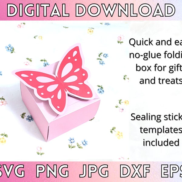 Cricut Butterfly Box - Etsy