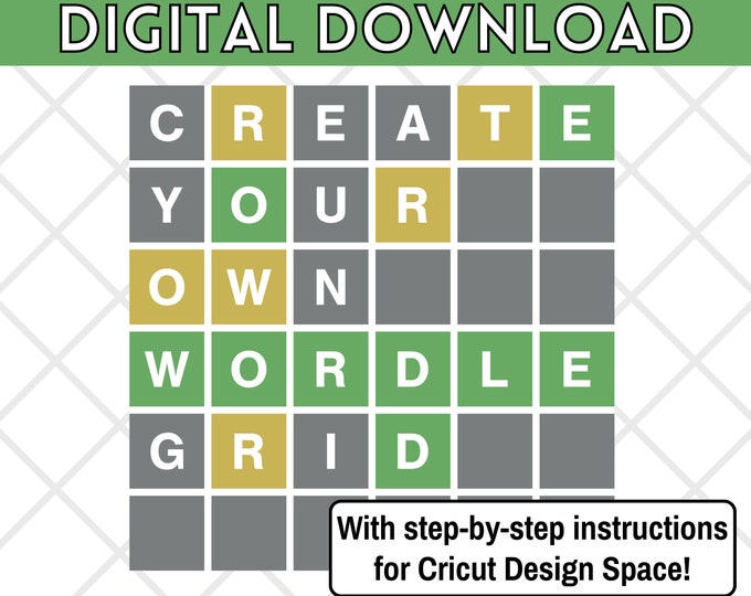 Wordle SVG, Make Your Own Wordle Grid, Create Any Message, Perfect ...