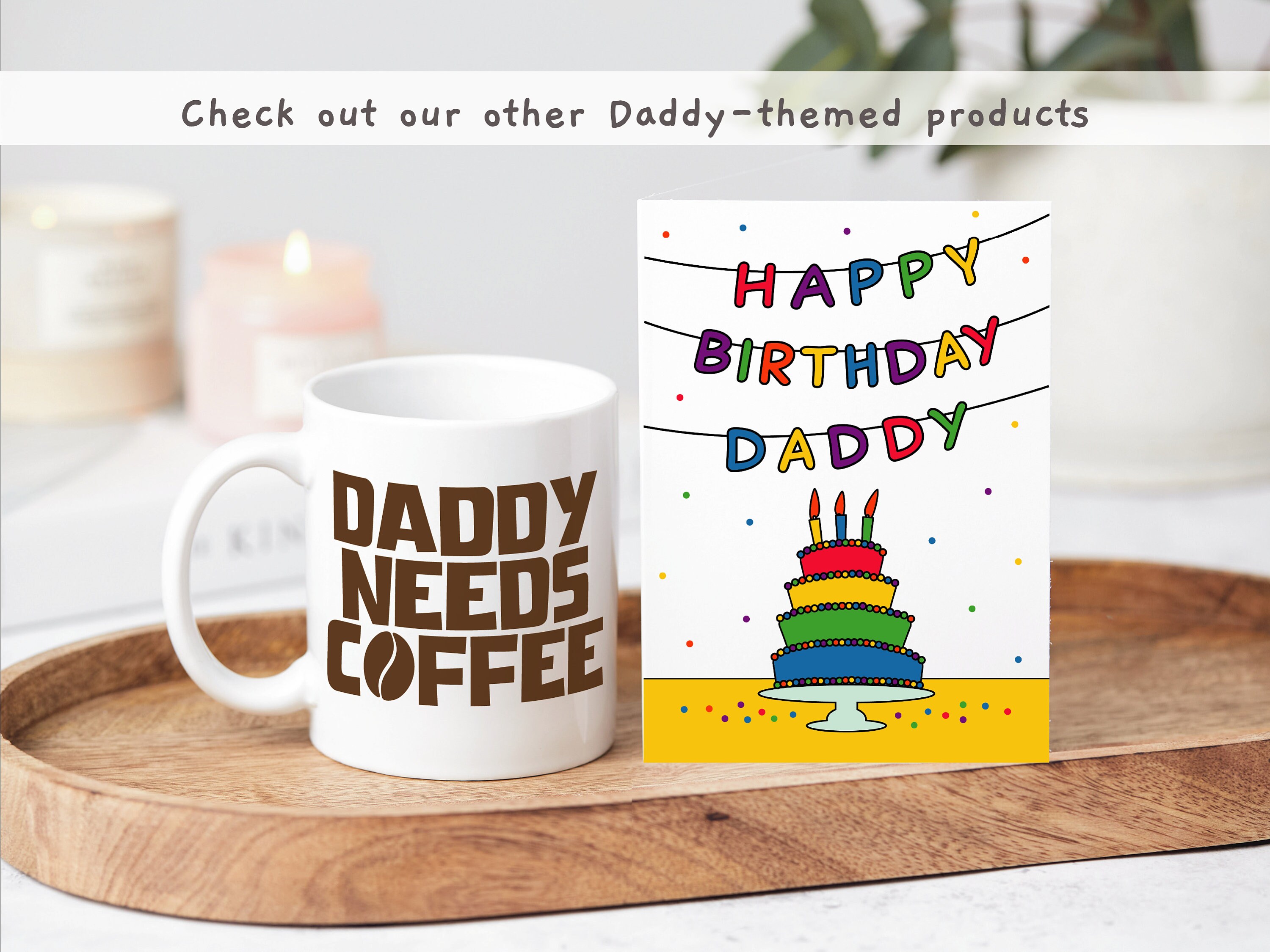 Daddy Birthday Card Birthday Daddy Card Daddy Color Card Printable Card ...