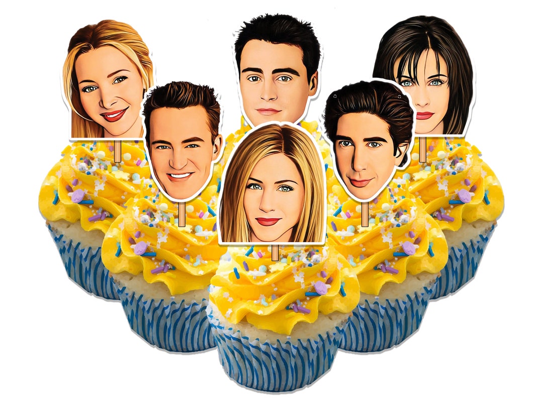 Instant Download- Friends Cupcake Toppers- Friends Birthday Cake ...