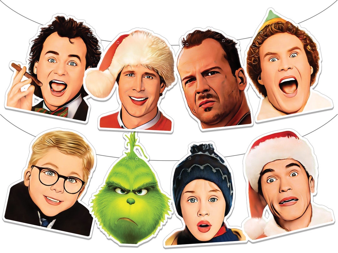 Instant Download- Christmas Movie Banner- 90s Christmas Movie Banner ...