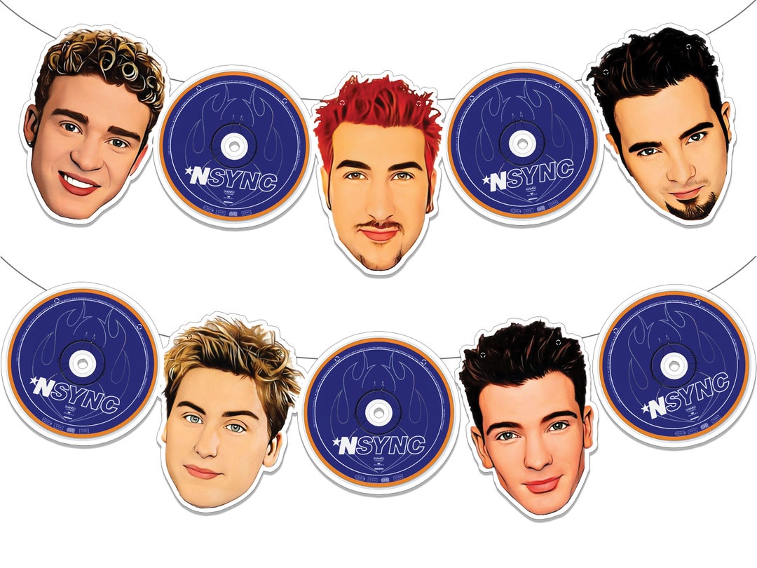 Instant Download- Boy Band Banner- 90s 2000s Birthday Banner- Boy Band ...