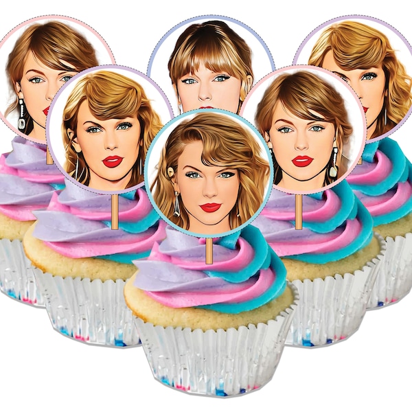 Taylorswift Cupcake Toppers - Etsy