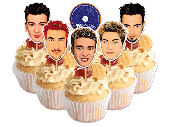 One Direction Cupcake Toppers