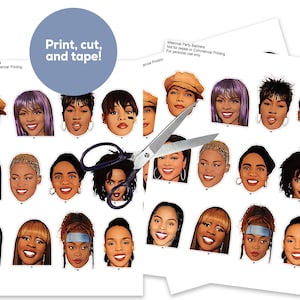 Instant Download- Female Rap Legends Cupcake Toppers- 90s 2000s Rapper ...