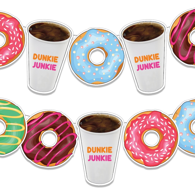 Dunkin Donut Party Decor - Etsy