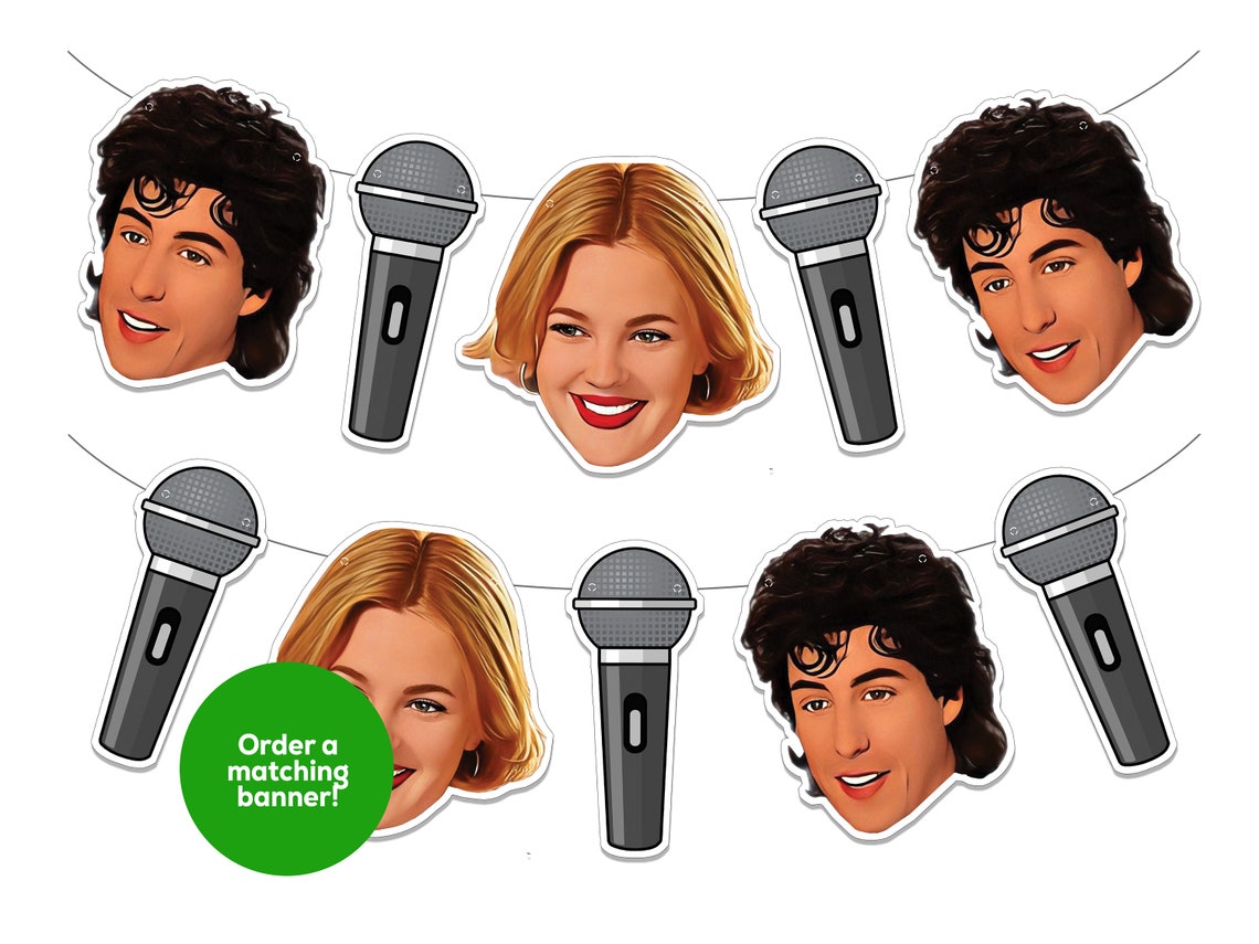 Instant Download- the Wedding Singer Cupcake Toppers- Retro Movie Theme ...