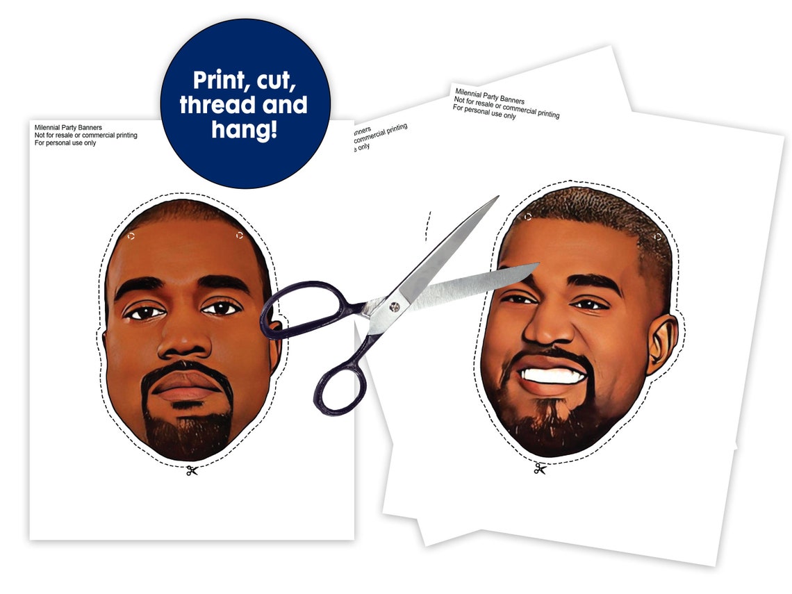 Instant Download Kanye Banner Kanye West Birthday Banner Ye - Etsy