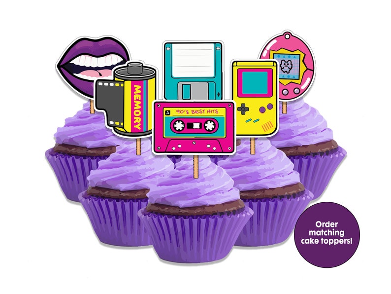 Instant Download- 90s Party Banner- Retro Birthday Decorations ...