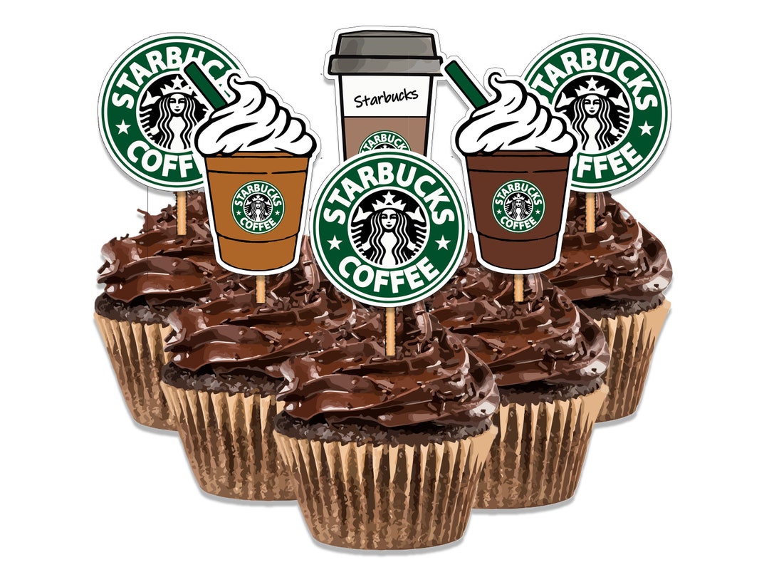 Instant Download- Starbucks Cupcake Toppers- FRAPPE Birthday Cake ...