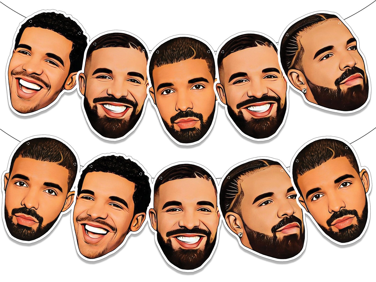 Instant Download- Drake Party Banner- Drake Birthday Banner- DIY OVO ...