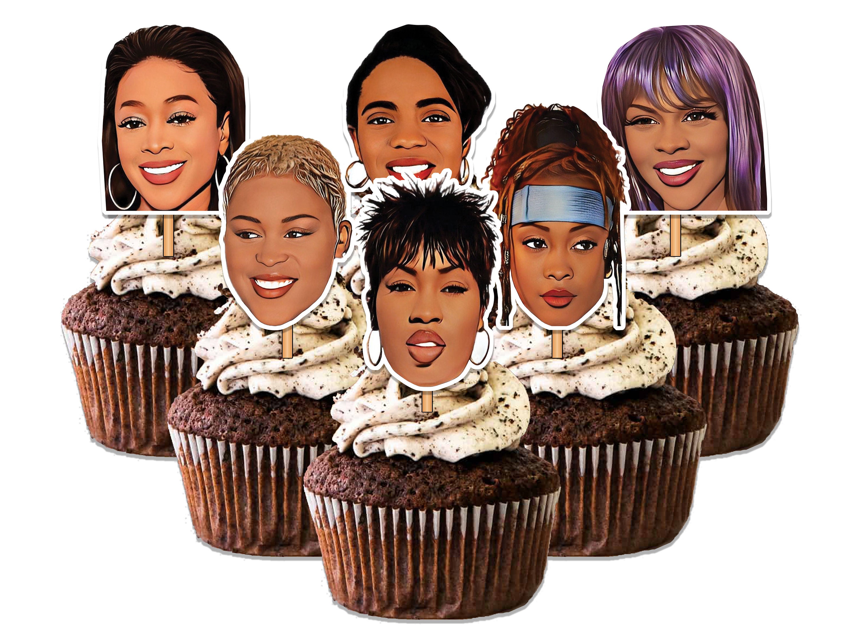 Instant Download Female Rap Legends Cupcake Toppers 90s 2000s Rapper ...