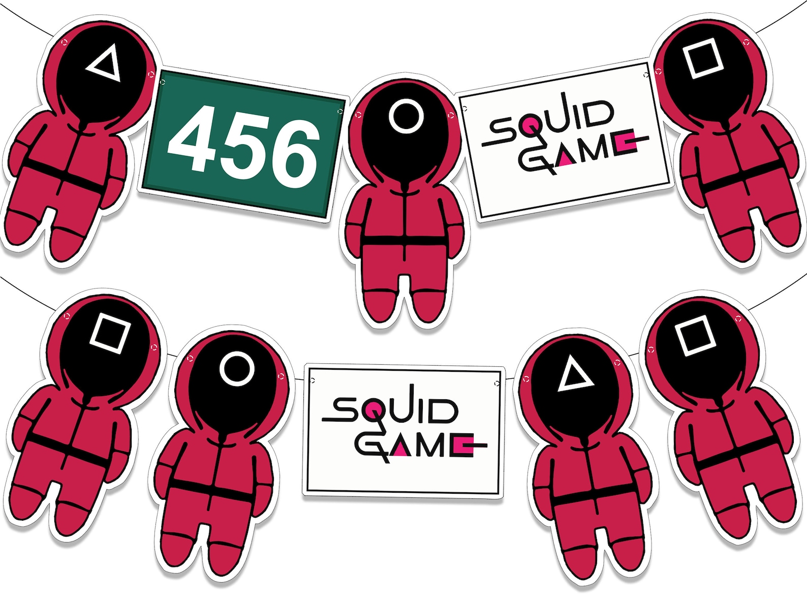 Instant Download Squid Games Banner Squid Games Birthday | Etsy