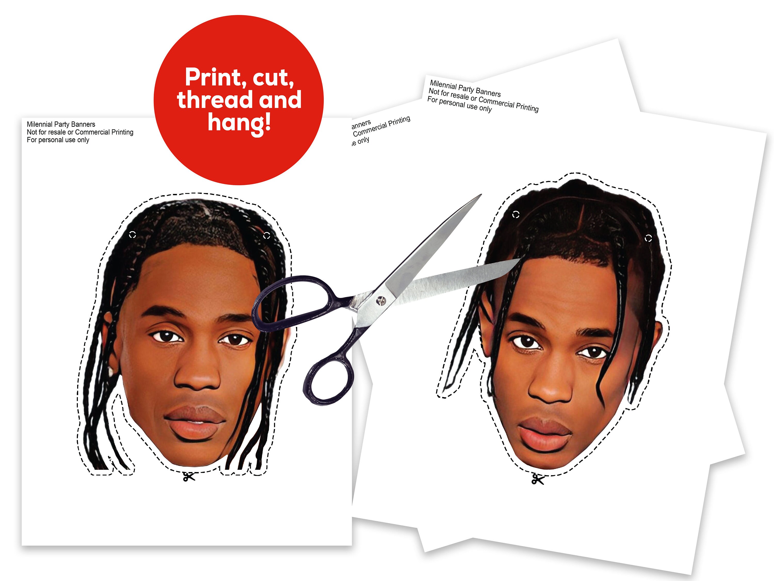 Instant Download- Travis Scott Party Banner- Travis Scott Birthday ...