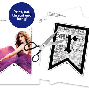 Instant Download- 10 Taylor Swift Banners- 10 Taylor Swift Birthday ...