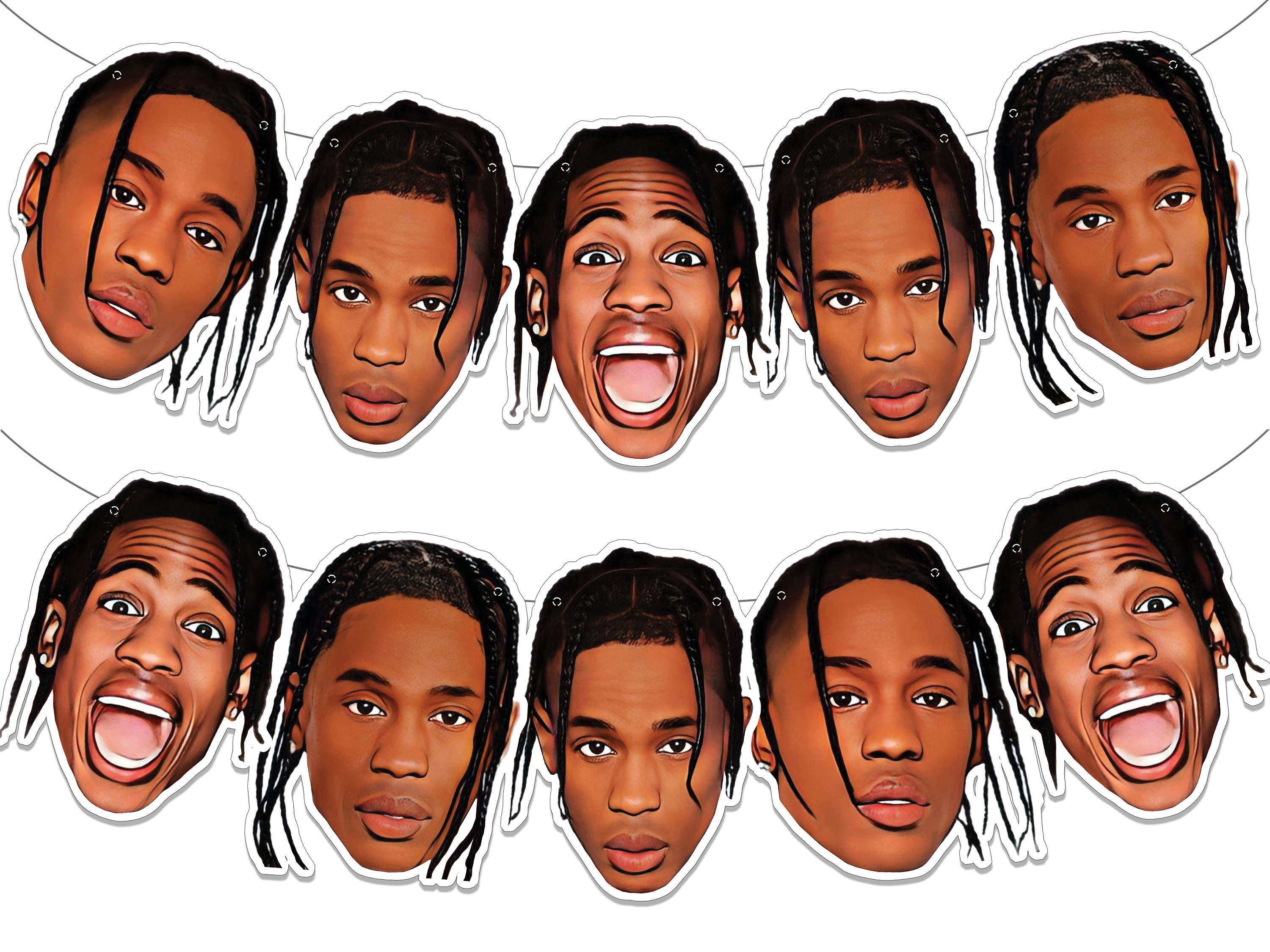 Instant Download Travis Scott Party Banner Travis Scott Birthday Banner ...