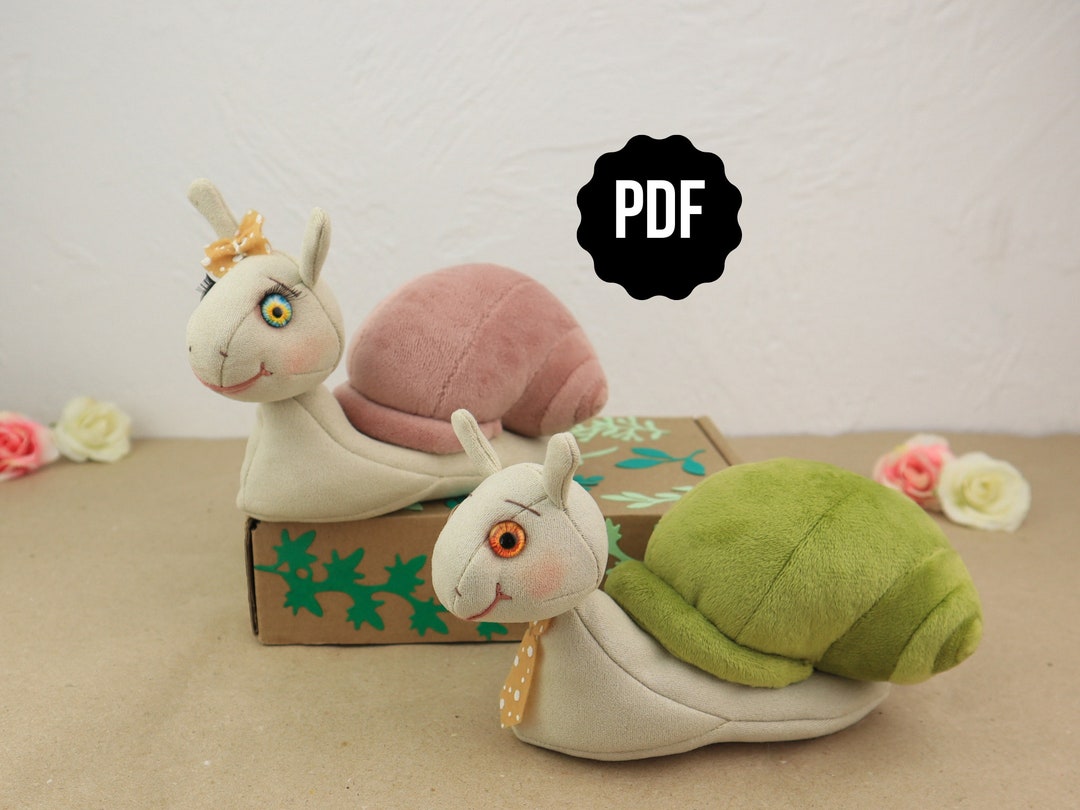 Snail Sewing Pattern PDF Digital Download Snail Decor Sewing - Etsy
