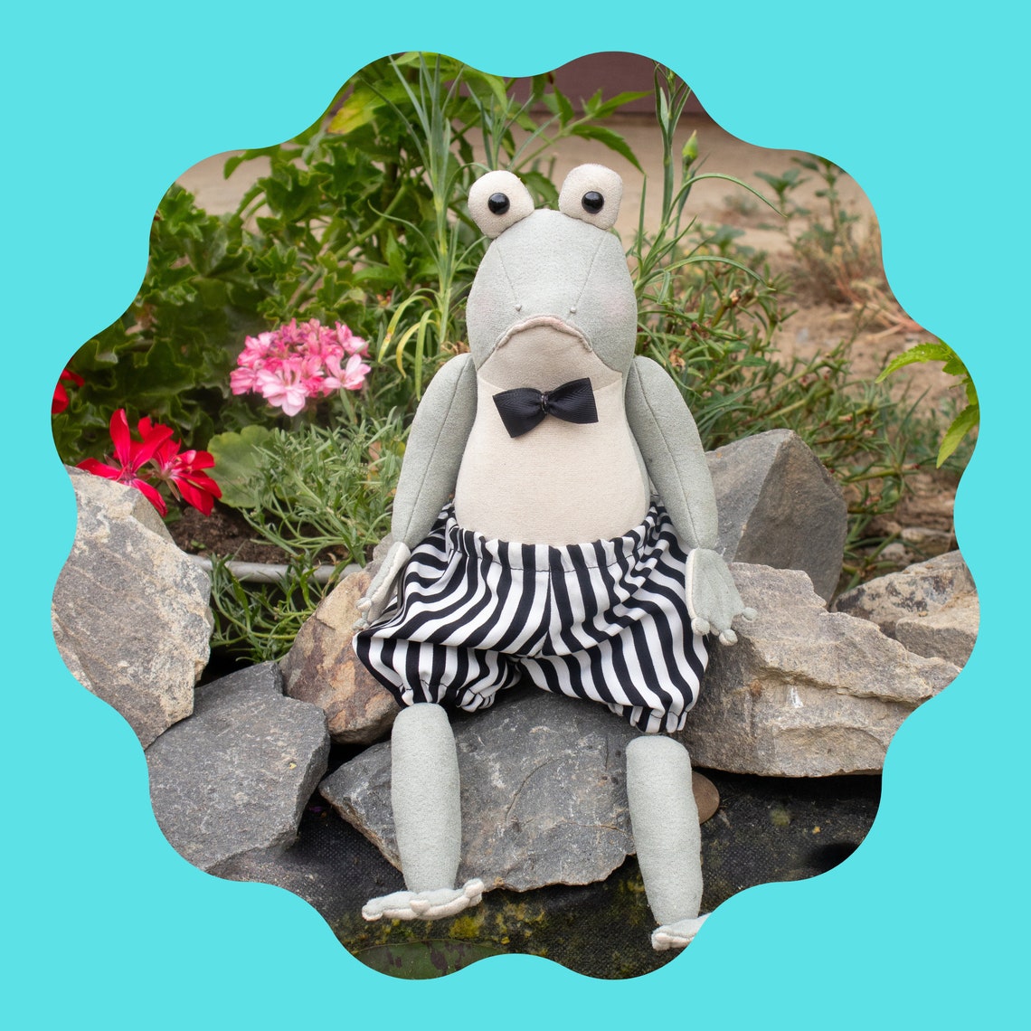Frog Sewing Pattern PDF Digital Download Plush Frog Sewing DIY - Etsy